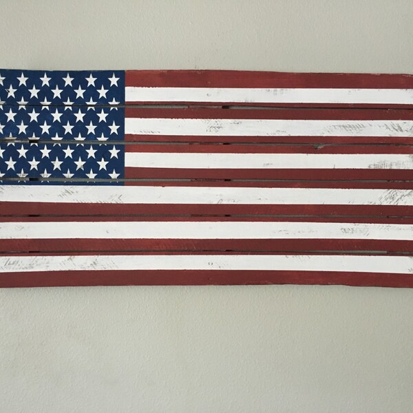 Hand Painted Flag - Etsy