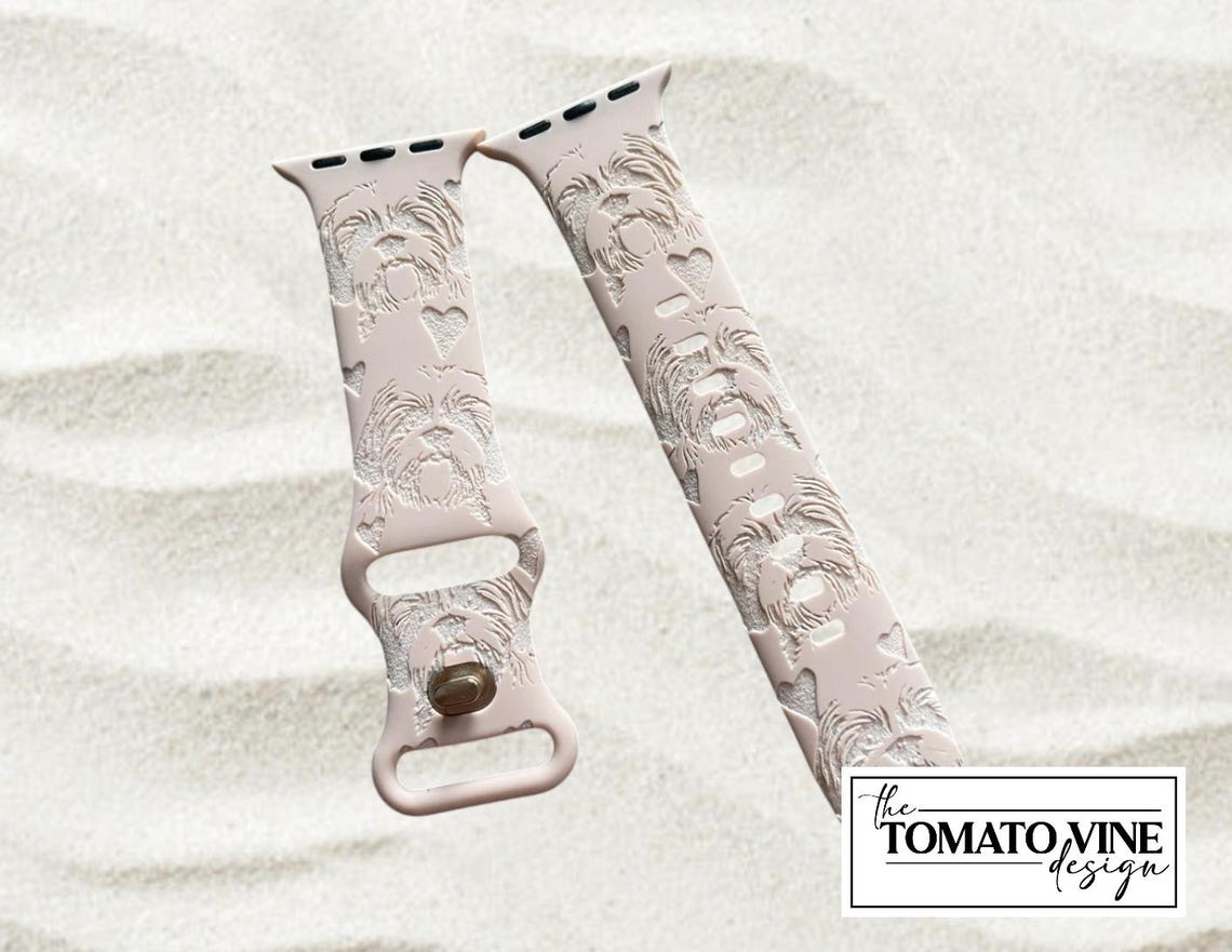 Engraved Shih Tzu Silicone Watch Band, Dog Lover Gift - Etsy