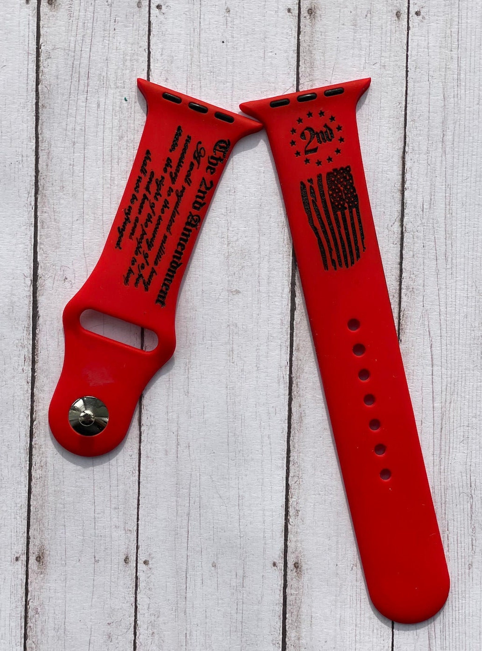 2nd Amendment Watch Band American Flag Patriotic Watch Band - Etsy