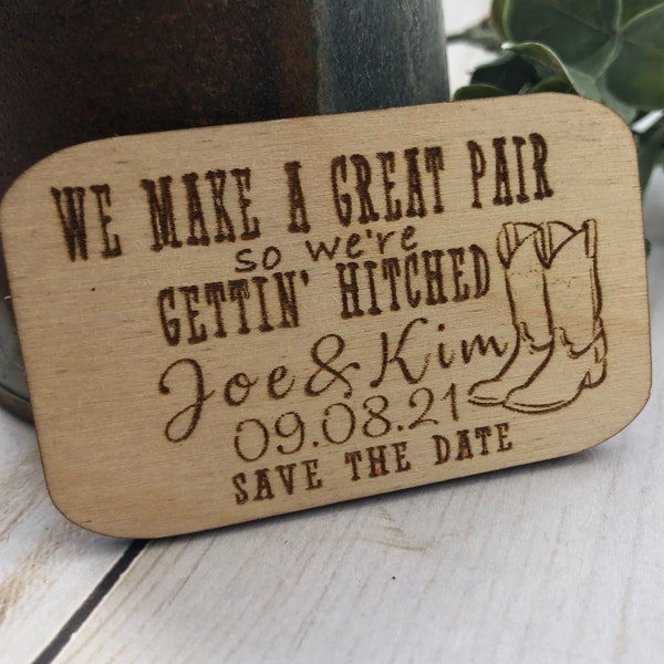 Wooden Save the Dates - Etsy