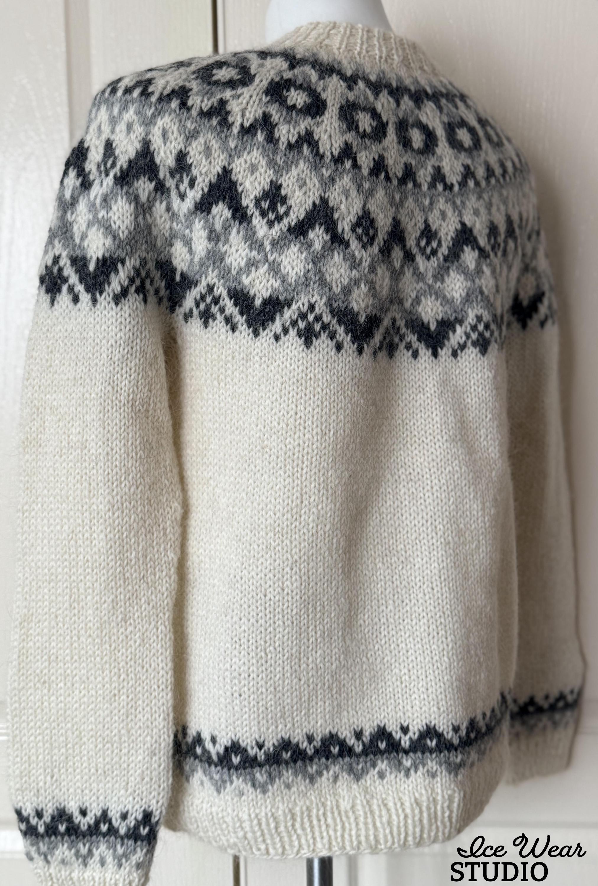 Hand Knitted Icelandic Wool Sweater - Etsy