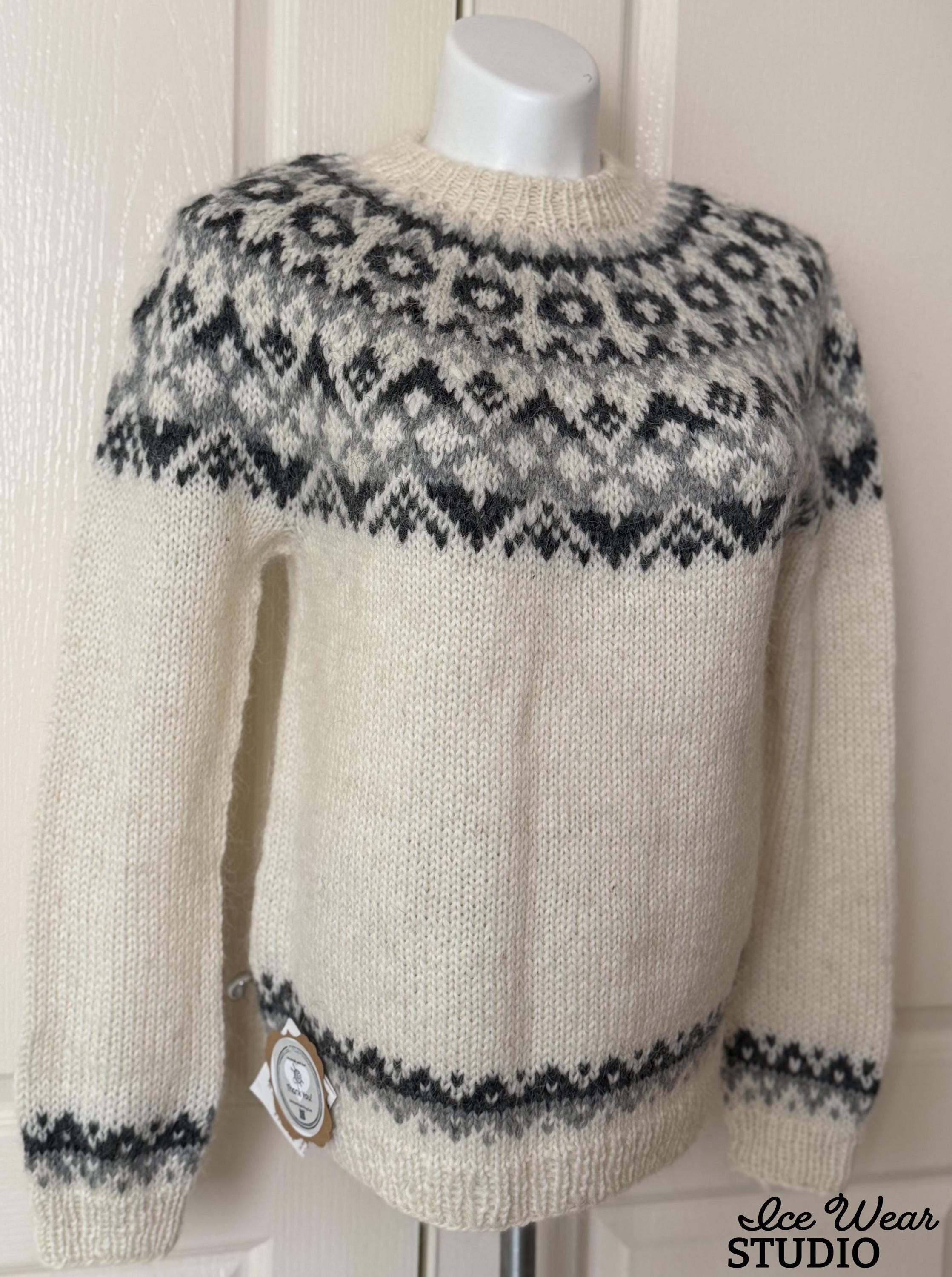 Hand Knitted Icelandic Wool Sweater - Etsy