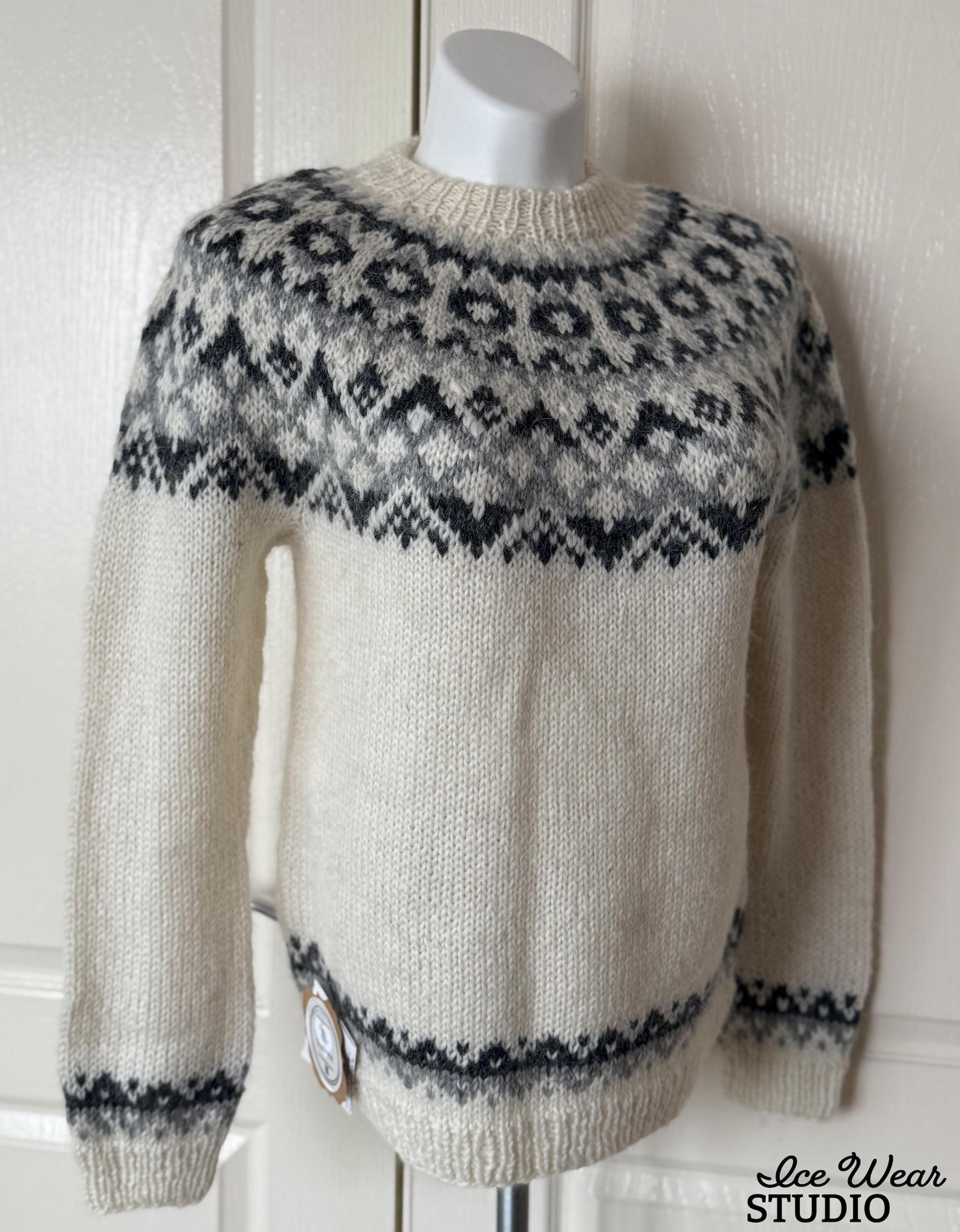Hand Knitted Icelandic Wool Sweater - Etsy