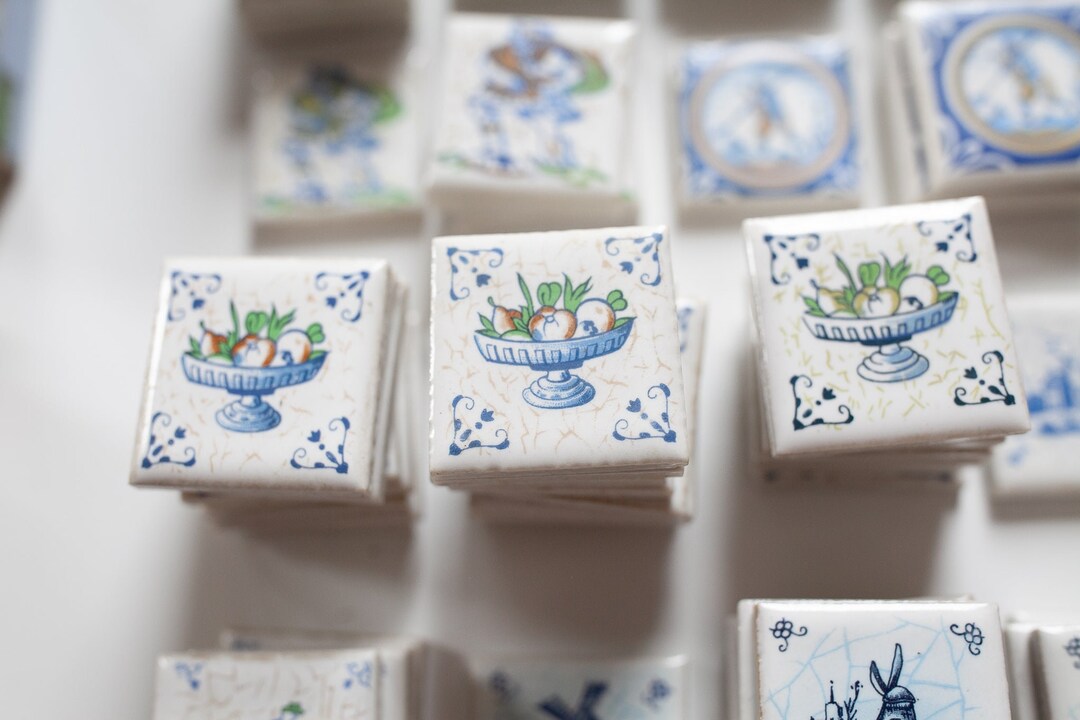 Vintage Tile Small Tile Dutch Tile Netherlands - Etsy
