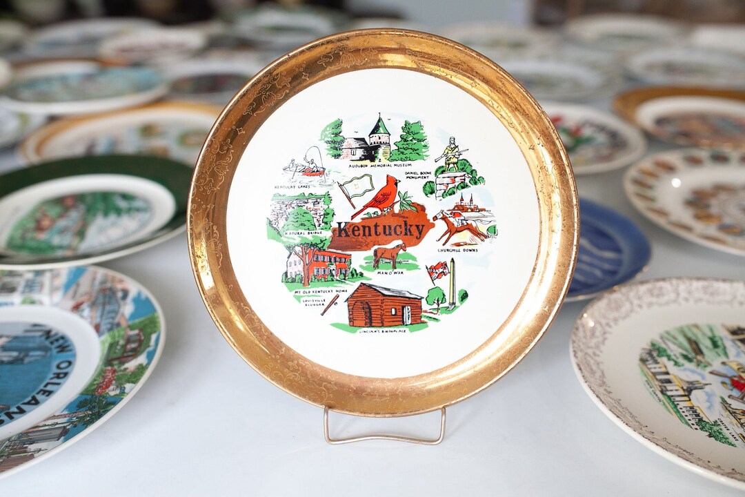 Kentucky Plate Tourist Plate Souvenir Plate - Etsy