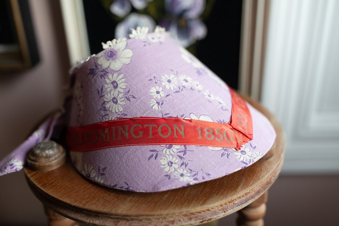Vintage Bonnet- Purple Bonnet- Purple Hat -centennial - Etsy