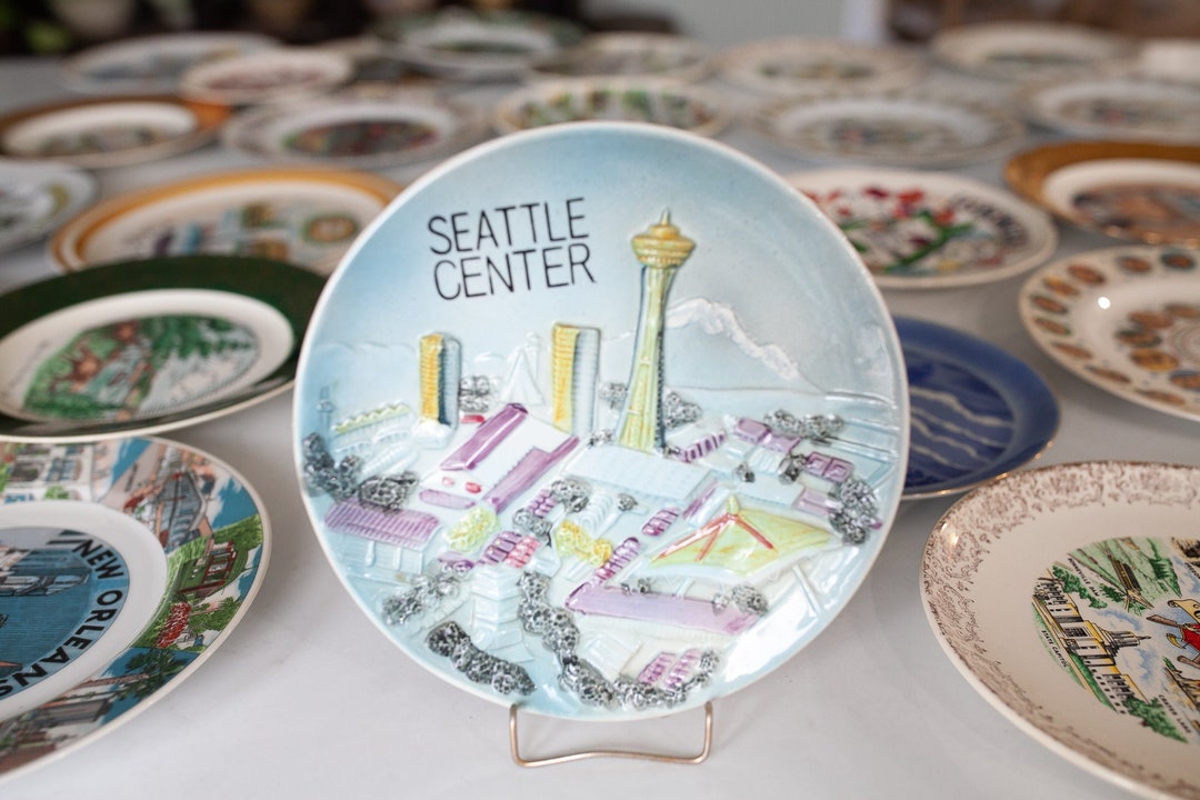 Seattle Plate- Tourist Plate - Souvenir Plate - Etsy