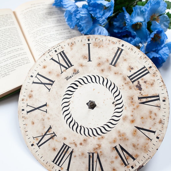 Vintage Clock Face - Etsy