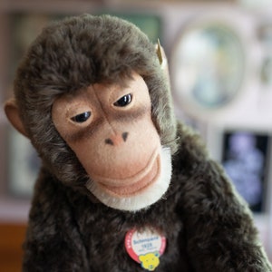 Steiff Replica 1928 German Steiff Schimpans Chimpanzee Teddy 401213 ...