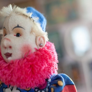 Steiff- Clown-vintage Steiff, 1988-89 Coloro Circus Clown,1911 Replica ...