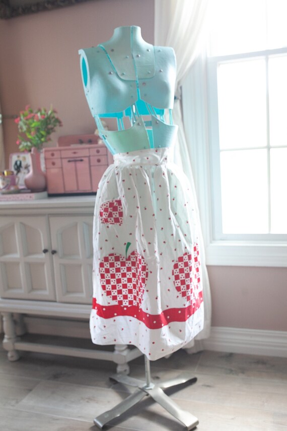 Vintage Apron Half Apron Apple Apron - Etsy