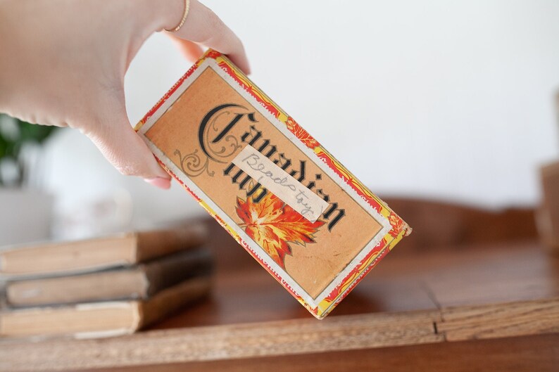 Vintage Cigar Box- Canadian Club Cigar Box - Etsy