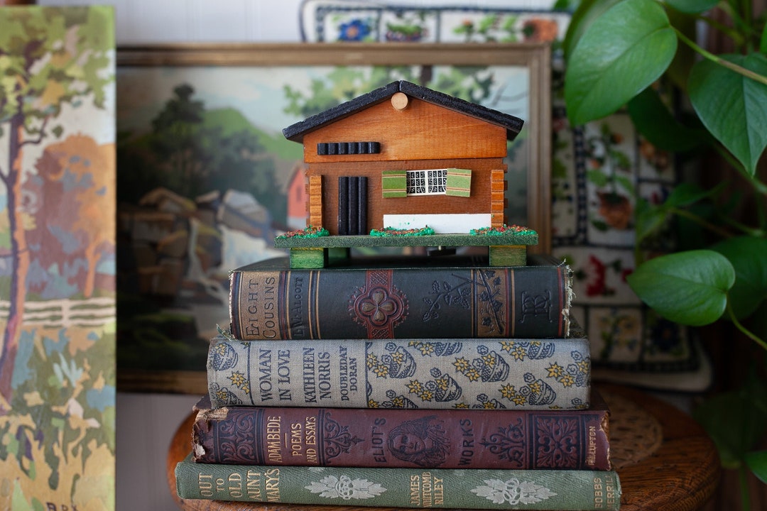 Vintage Music Box Chalet Style House Music Box made in Japan - Etsy