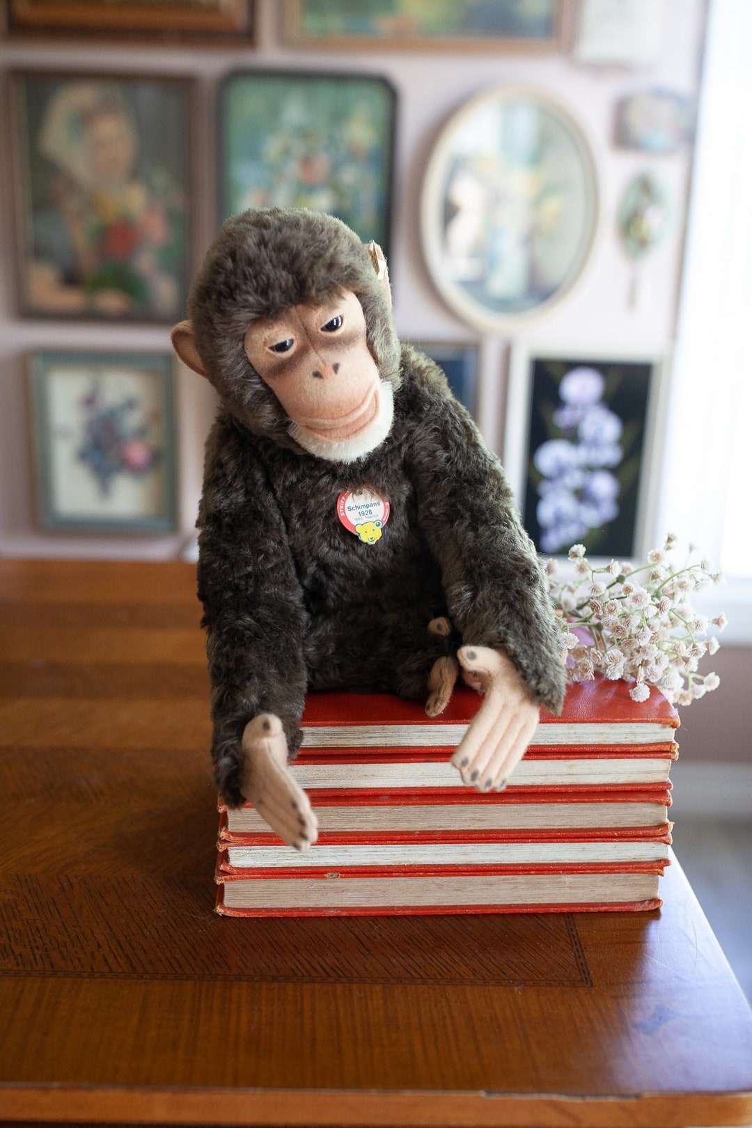 Steiff Replica 1928 German Steiff Schimpans Chimpanzee Teddy 401213 ...