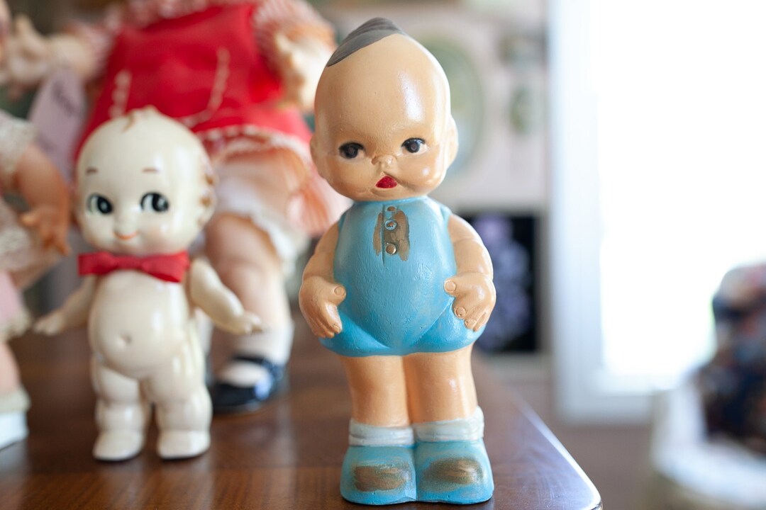 Kewpie vintage Kewpie With Wings Chalkware Kewpie - Etsy