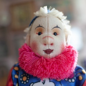Steiff- Clown-vintage Steiff, 1988-89 Coloro Circus Clown,1911 Replica ...