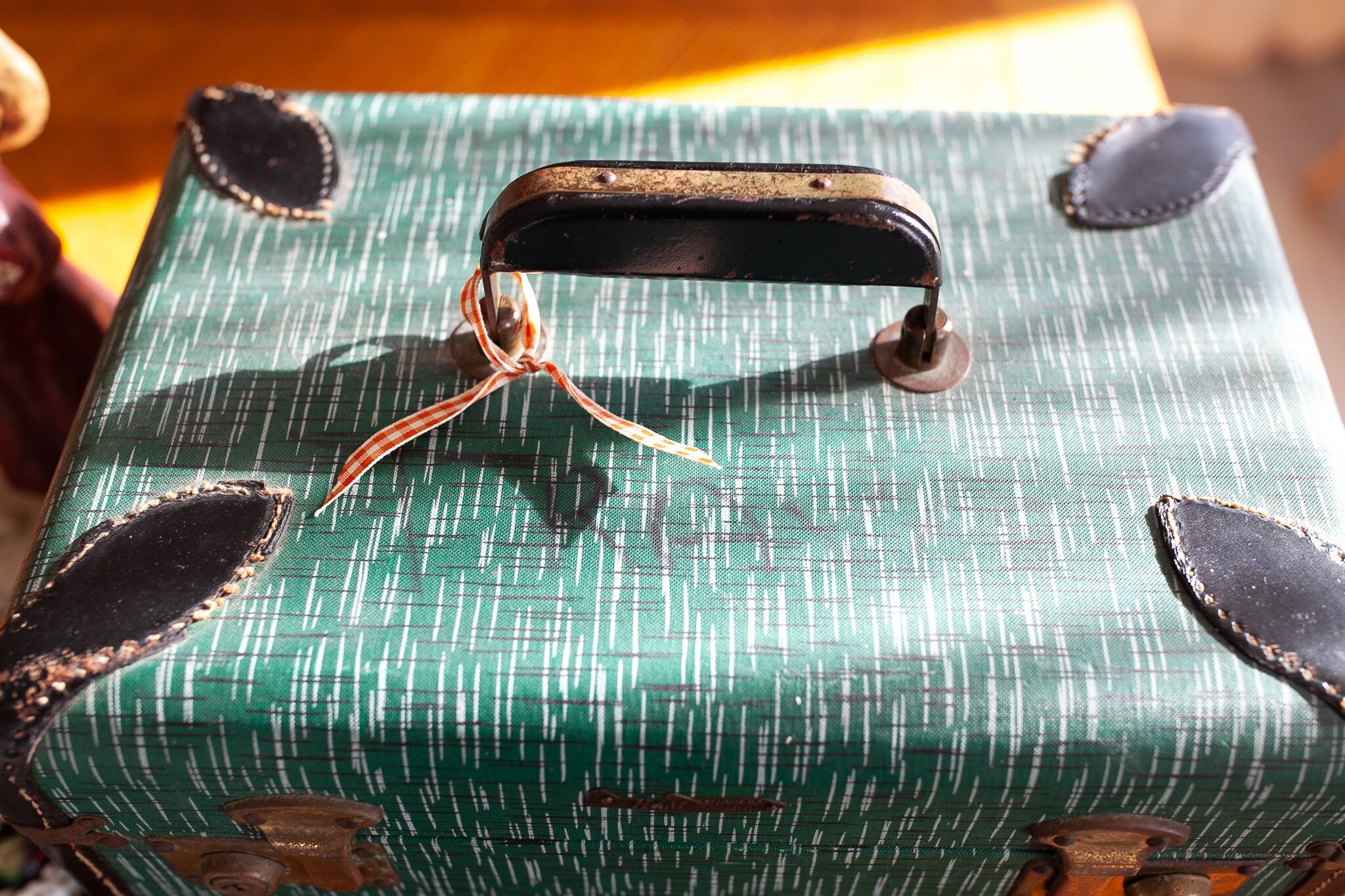 Vintage Train Case Green Train Case Makeup Carry on Case - Etsy