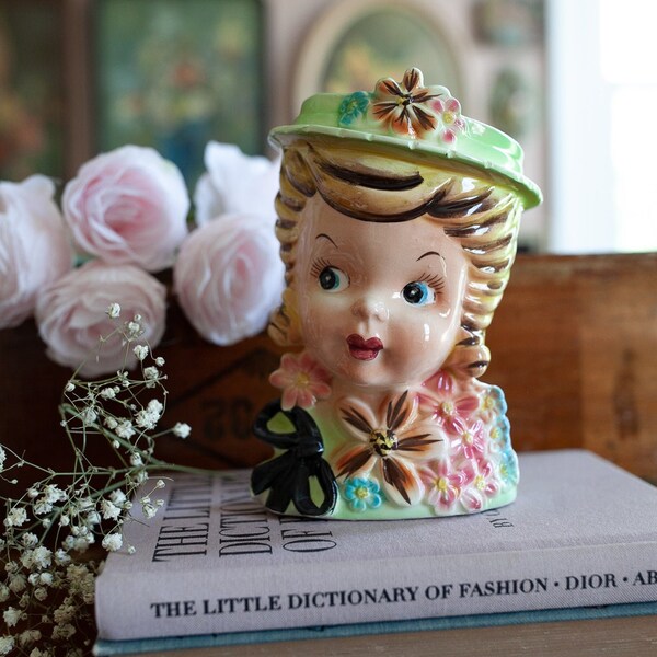 Lady Head Vase - Etsy