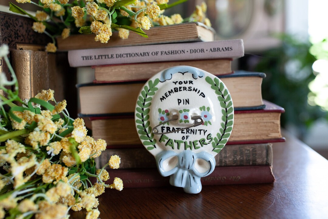 Vintage Fraternity of Fathers Wall Pocket- Your Membership Pin - Etsy