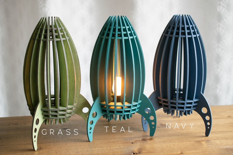 Rocket Ship Night Light / Spaceship Lantern Outer Space | Etsy