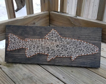 Fish string art | Etsy