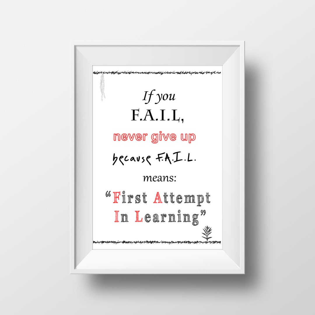 Motivational Poster Digital Print, Quote Printable, Motivational Print ...