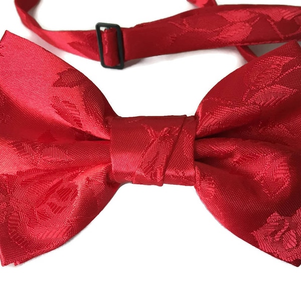 Red Bow Ties - Etsy