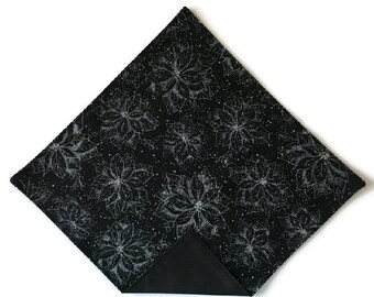 Handmade Pocket Square Santa Claus Blue and Red With White - Etsy