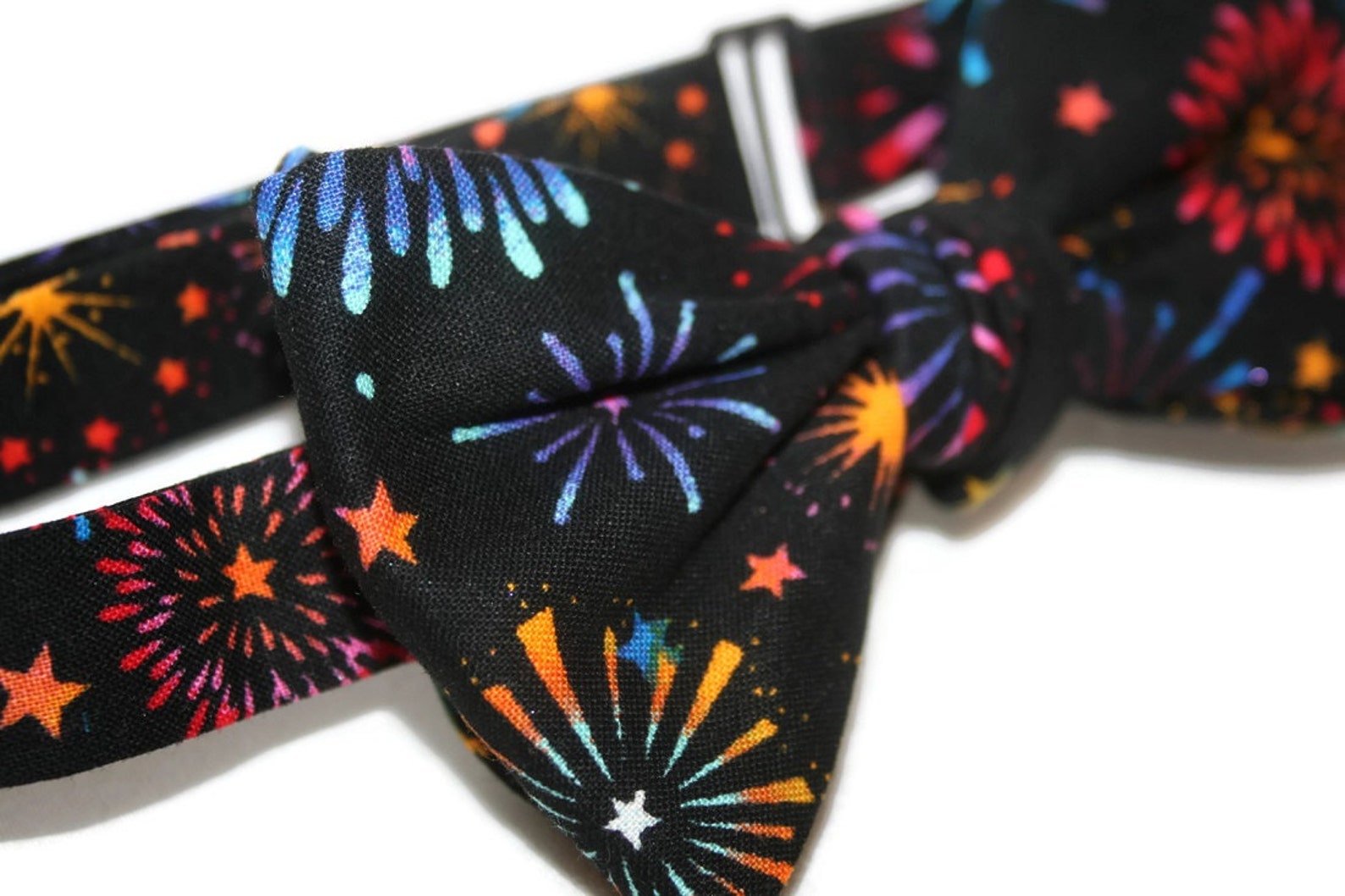 Self-tie Bow Tie Fire Work Celebration Adult Men's & - Etsy