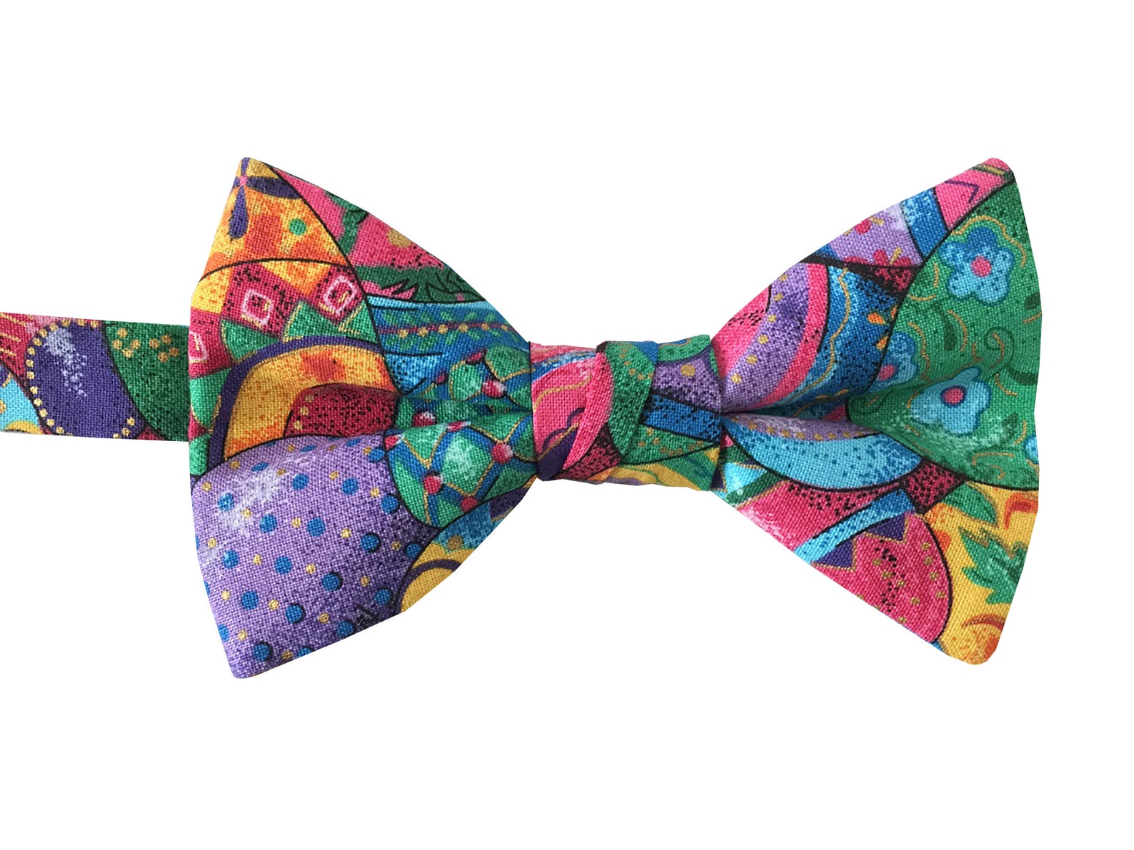 Pre-tied Bow Tie Easter Holiday Multi-colored Celebration - Etsy