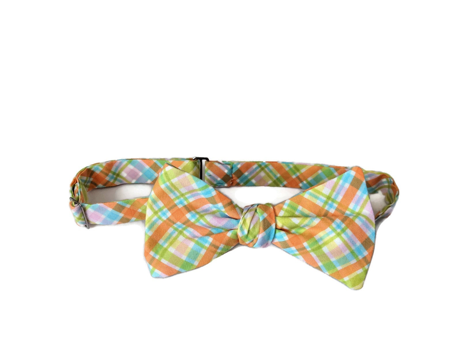 Easter Self-Tie Bow Tie - Multi-colored Spring Celebration of Holiday ...