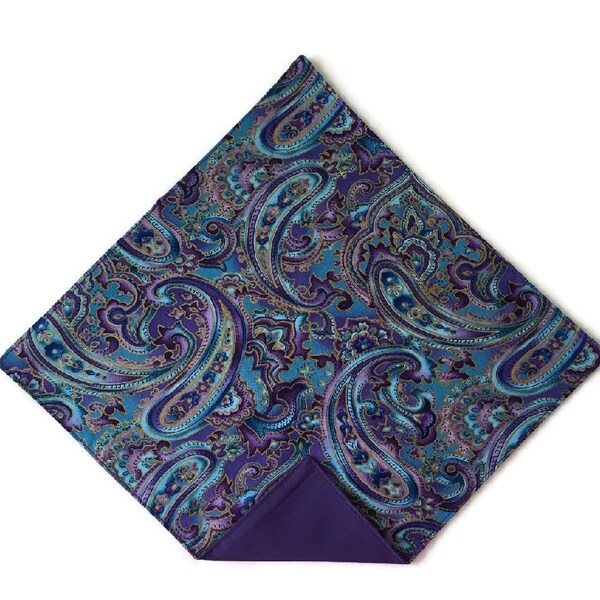 Turquoise Paisley - Etsy
