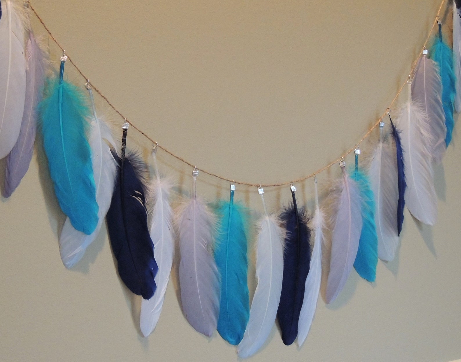 Feather Garland Boho Decor Boho Nursery Decor Room Decor Adjustable ...