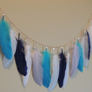 Feather Garland Boho Decor Boho Nursery Decor Room Decor Adjustable ...