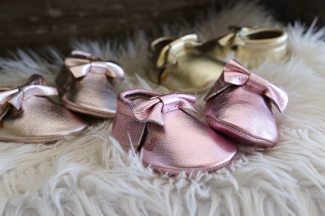 Baby Moccasins Baby Girl Shoes Genuine Leather Suede Boho Girl Outfit ...