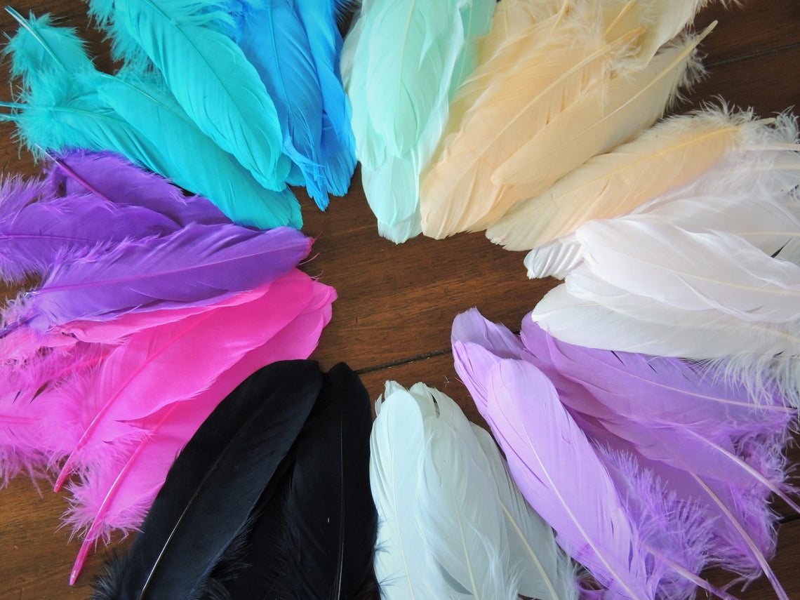 Craft Feathers Any Color Boho Party Wild One Party Decor Boho - Etsy