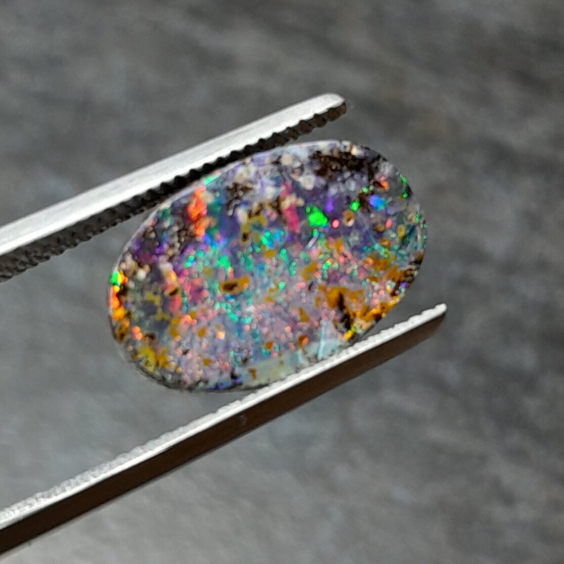 Natural "tiger Stripe" Multicoloured Boulder Opal - Etsy