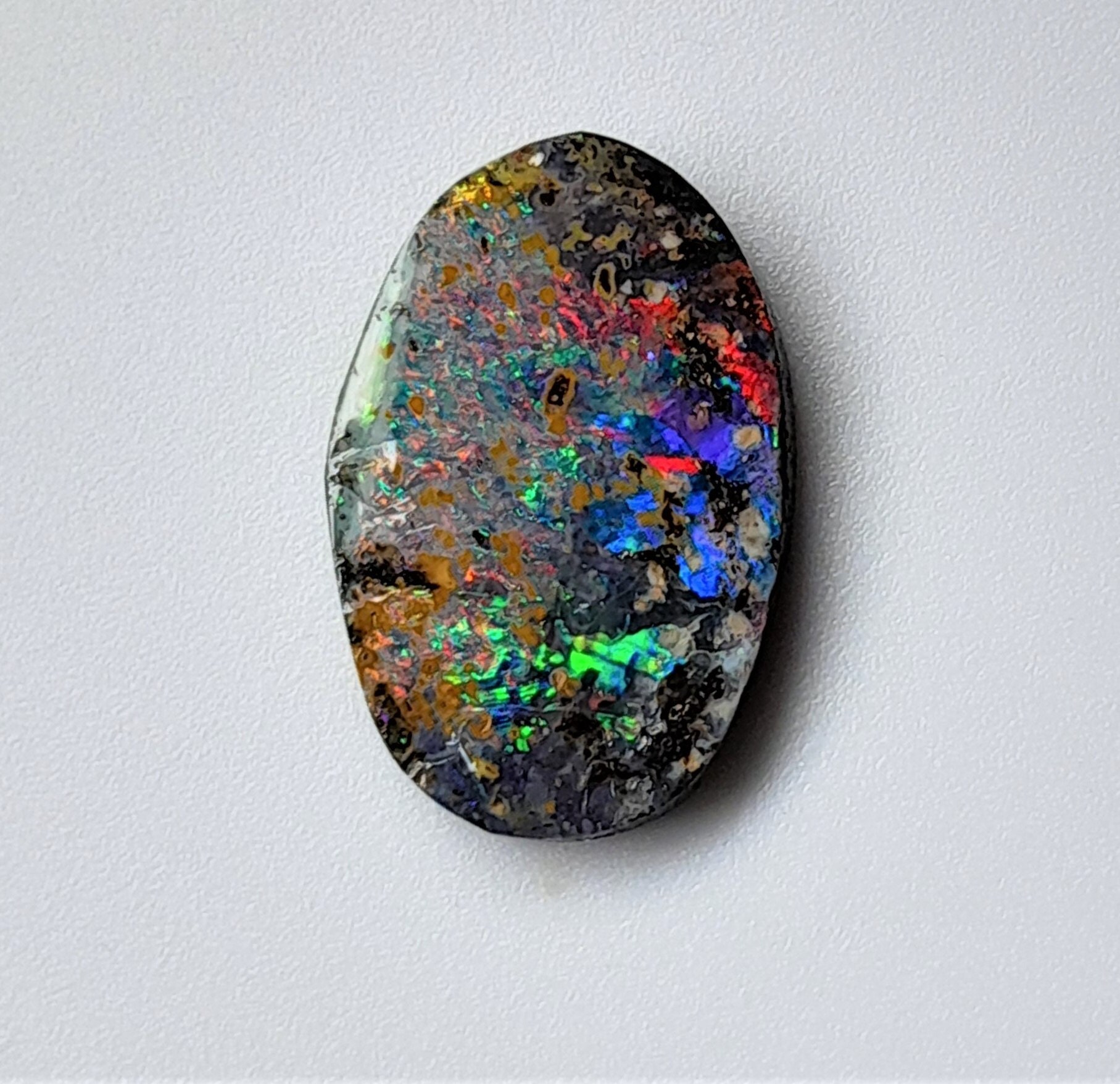 Natural "tiger Stripe" Multicoloured Boulder Opal - Etsy