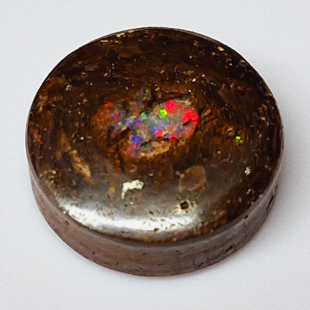 Natural Boulder Opal "red Eye Matrix" - Etsy