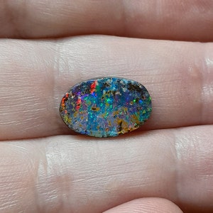 Natural "tiger Stripe" Multicoloured Boulder Opal - Etsy