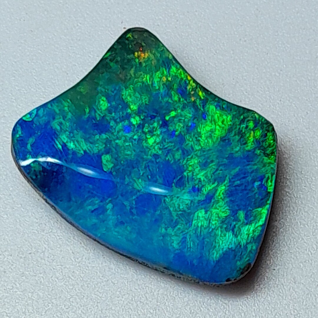 Natural Gem Grade Blue Green Boulder Opal - Etsy