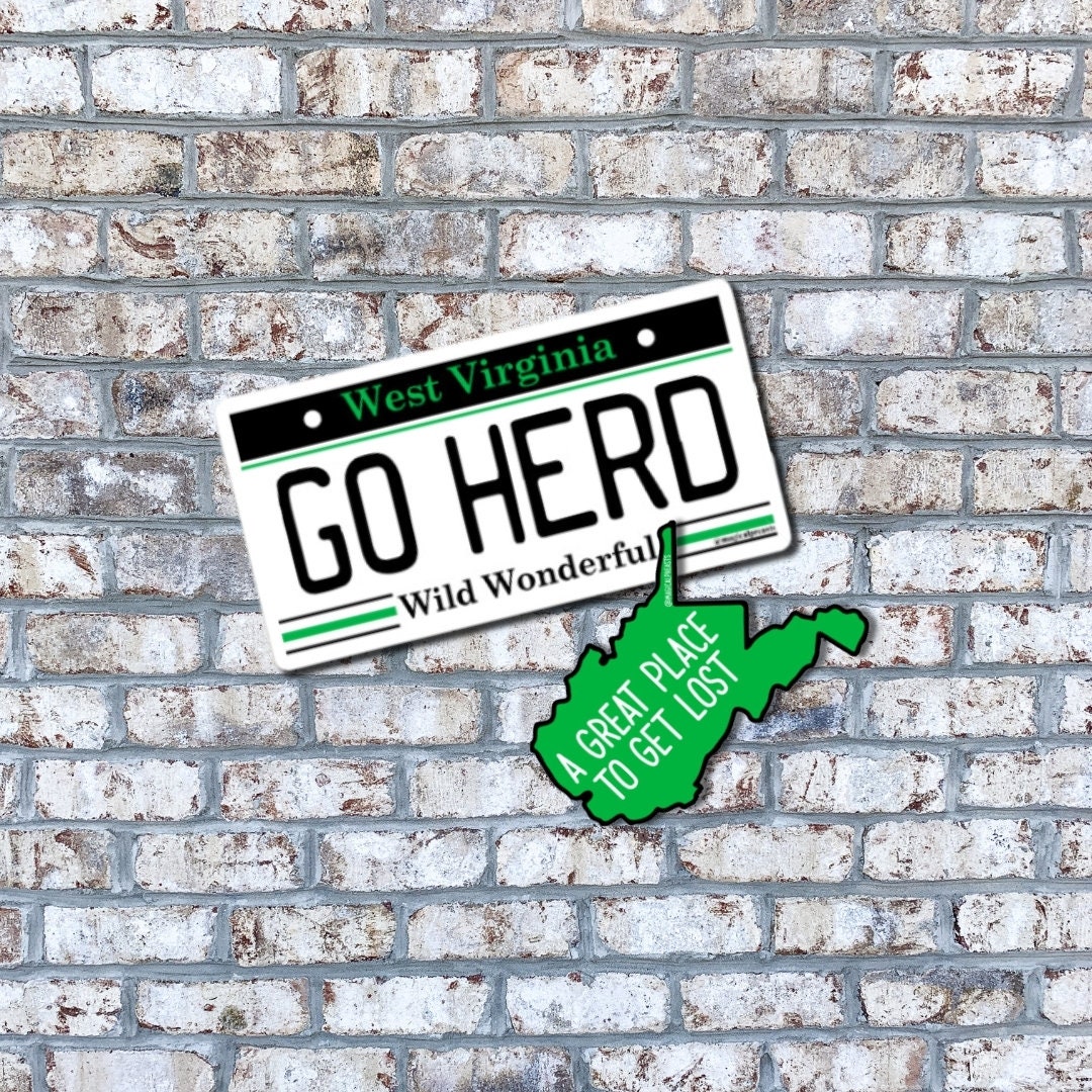 Go Herd Sticker Pack | West Virginia Herd Huntington Wv Thundering ...