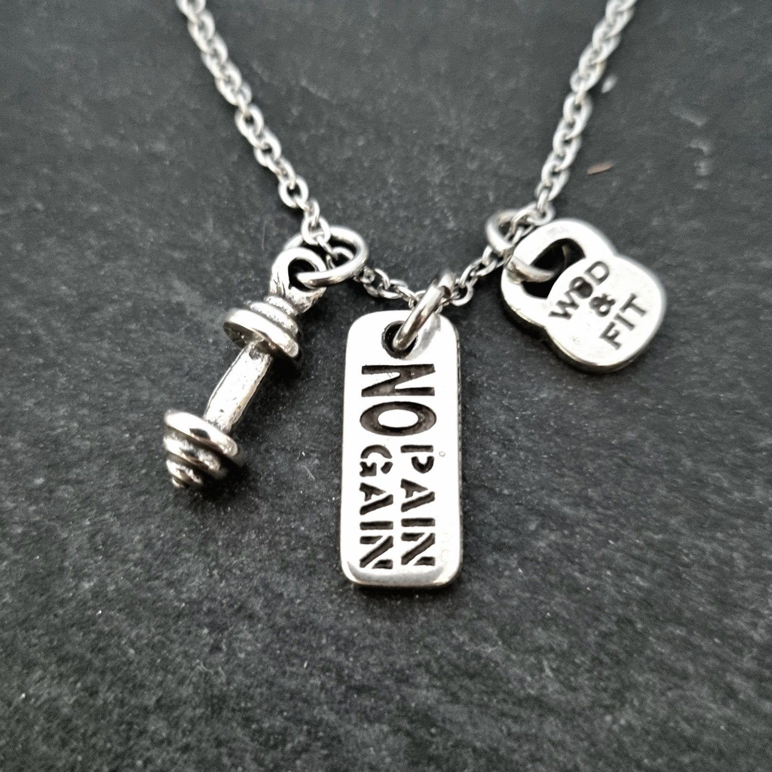 GYM Necklace Weight Motivation · Workout Gifts · Motivation Gift · Gym ...