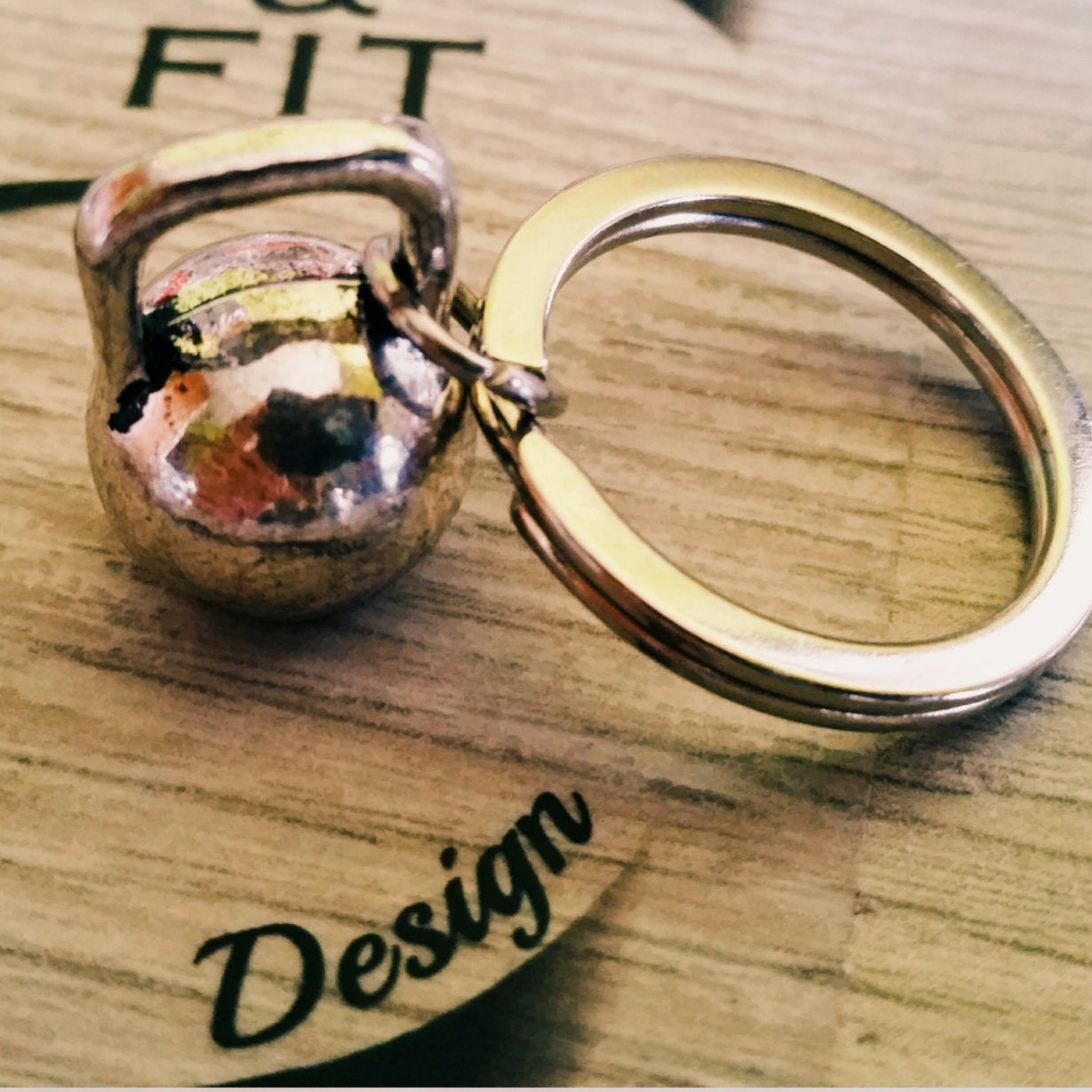 Kettlebell Keychain Big Kettlebell.Fitness Jewelery,Motivation ...