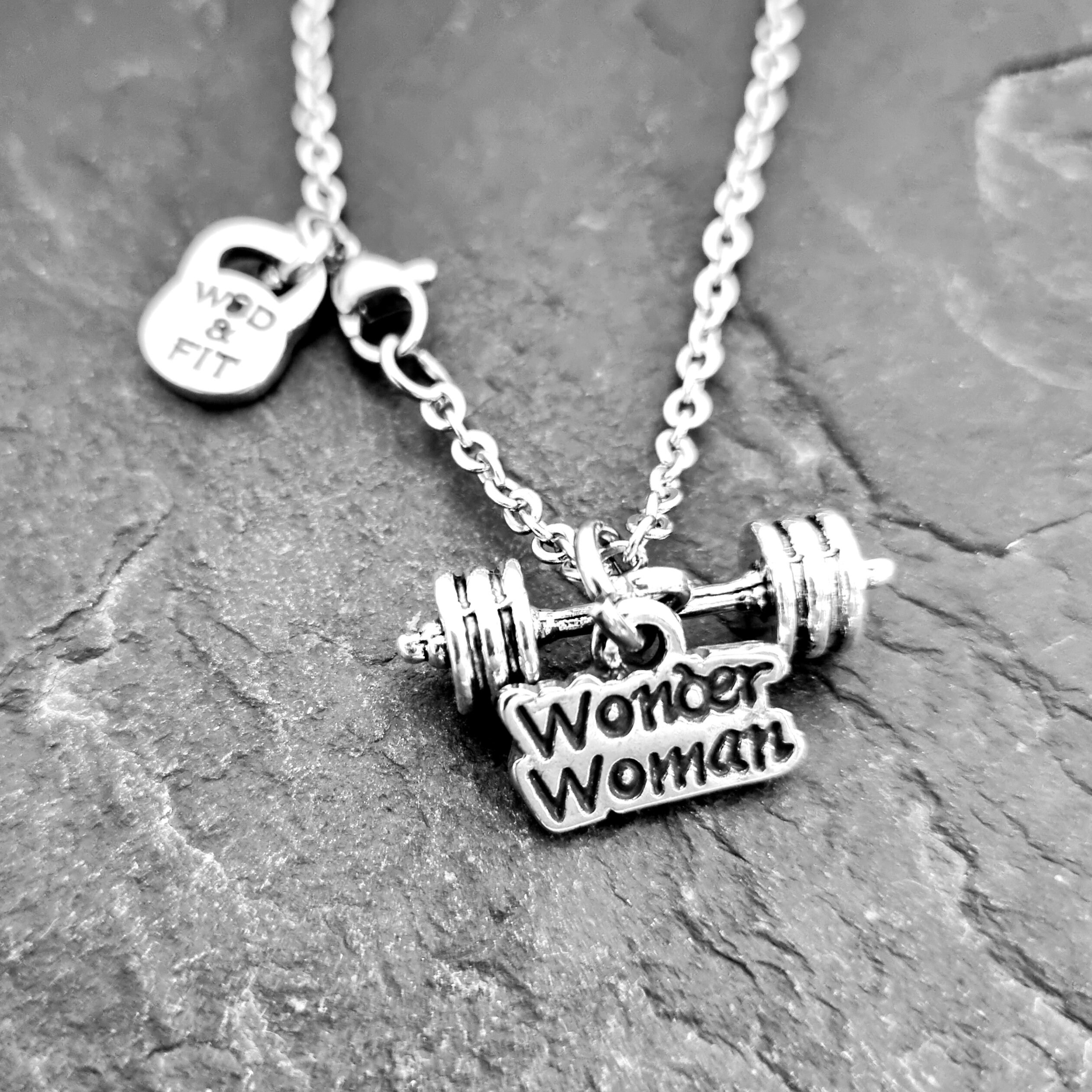 Gym Custom Necklace Barbell Motivation · Fitness Jewels · Gym Gift ...