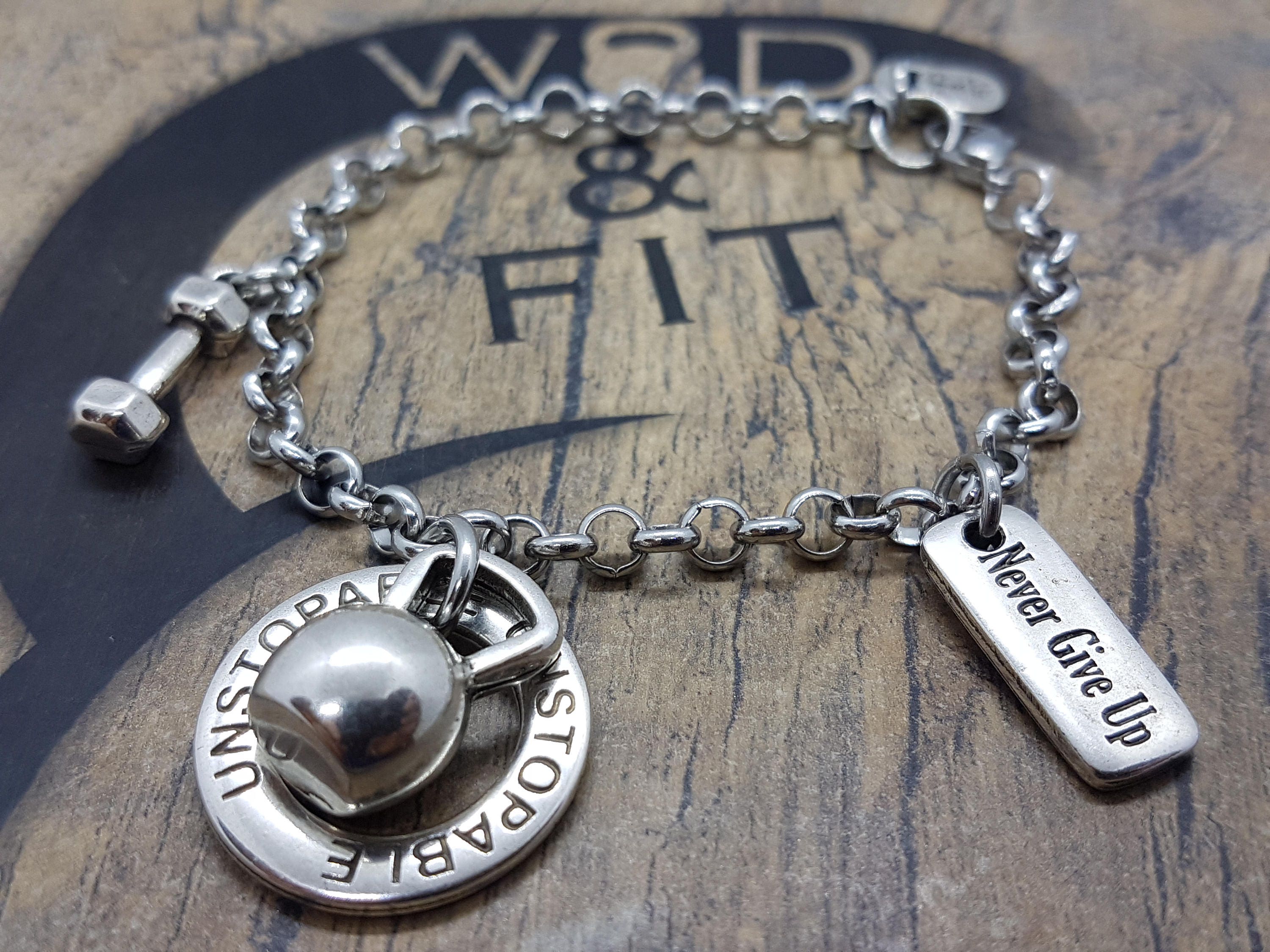 Gym Bracelet Helen Workout · Name Bracelet · Fitness Bracelet · Custom ...