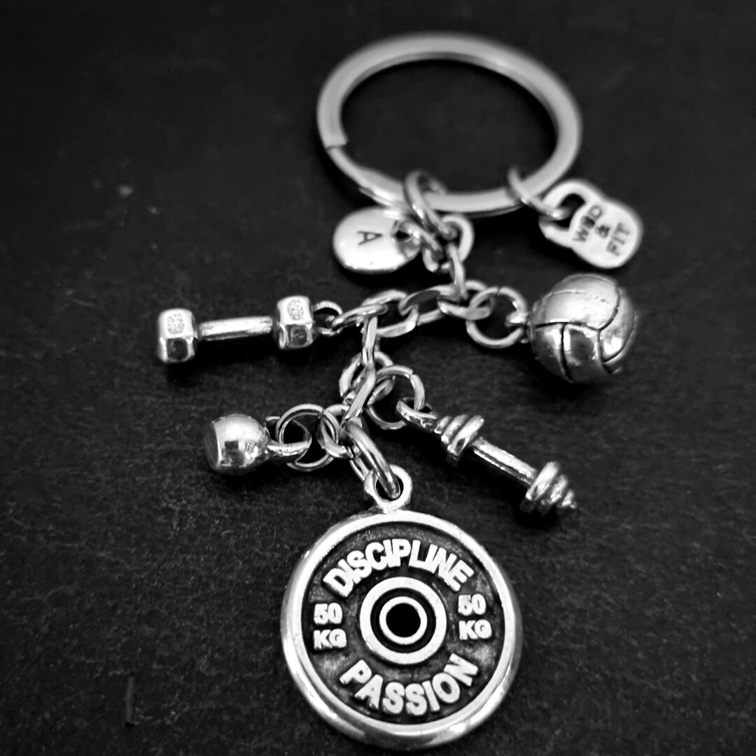Gym Keychain Wall Ball Exercise Gift - Fitness Gifts - Motivation Gift ...