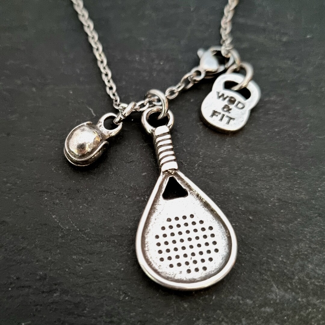 Paddle Tennis Necklace Small Ball Gift for Padel Lovers - Paddel Tennis ...