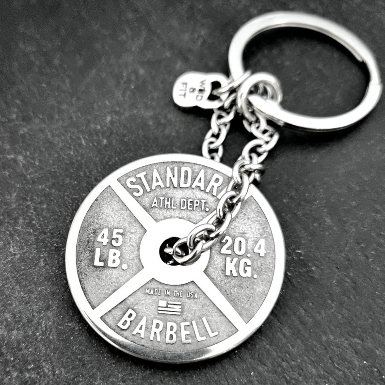 Gym Keychain Dip Belt Chain Weightlifting· Weight Plate 45lbs ...