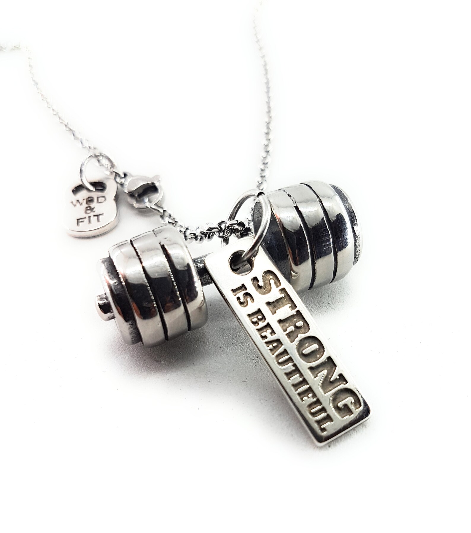 Gym Necklace Barbell Deadlift Bodybuilding · Custom Necklace ...